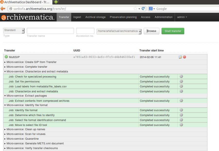 Micro-services - Archivematica